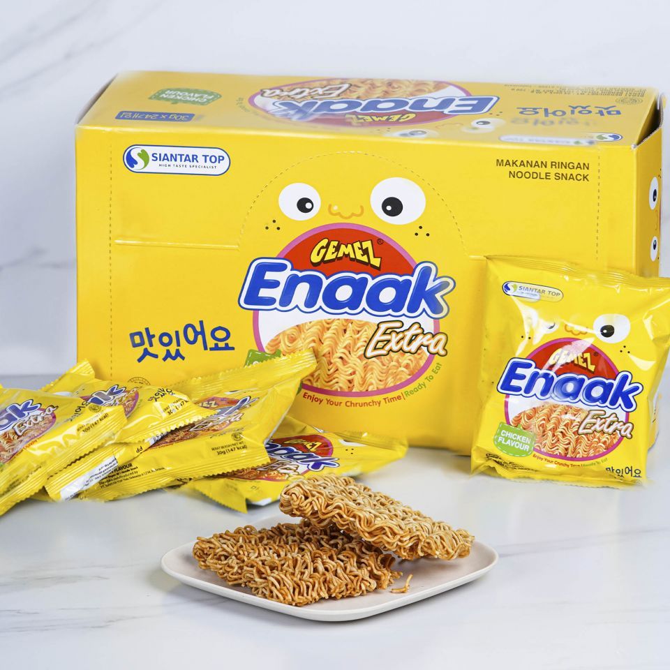Chicken Flavor Noodle Snack - Noodle Chicken Flavor Gemez Enaak Extra ...