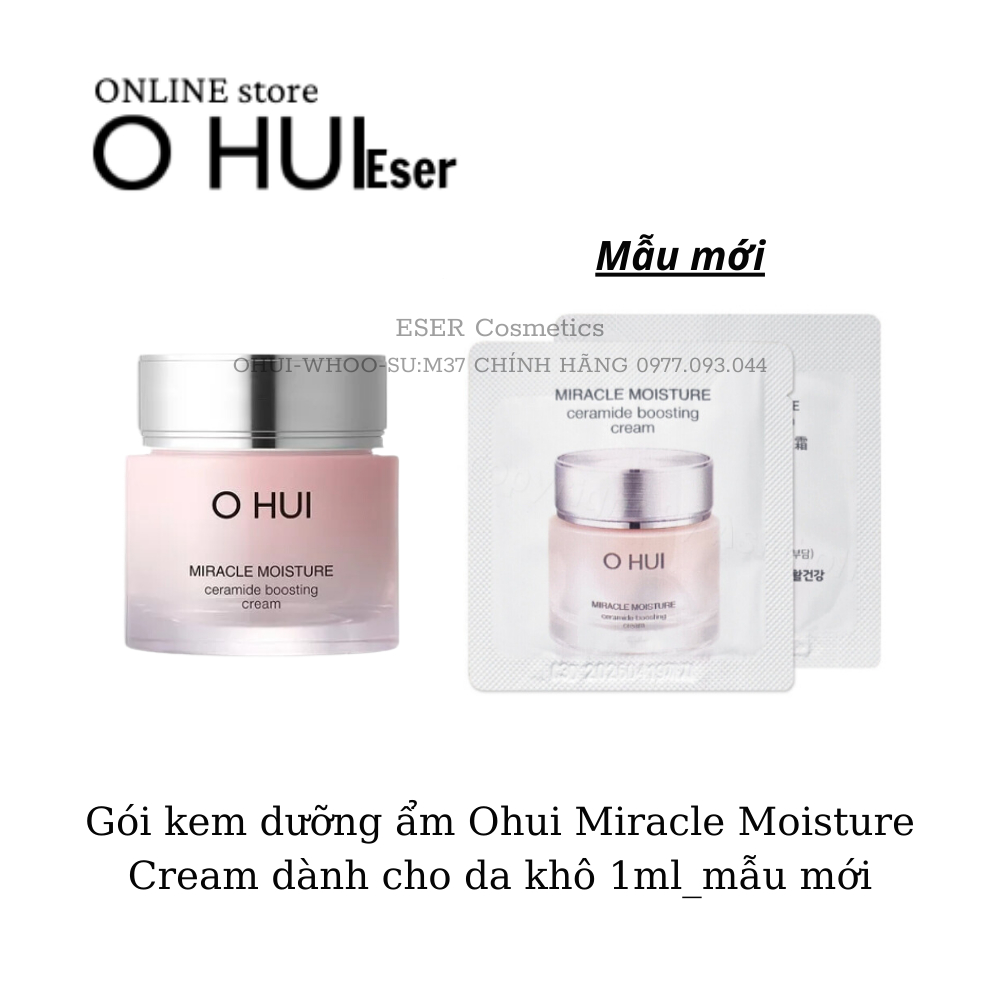 OHUI New model_Ohui Miracle Moisture Cream package for dry skin 1ml ...