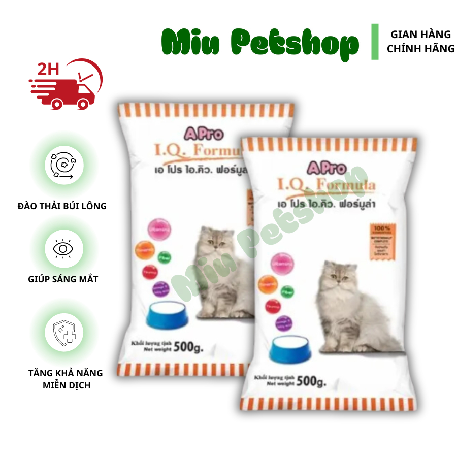Apro I.Q Grain Food. Formula for cats 500g | Shopee Malaysia