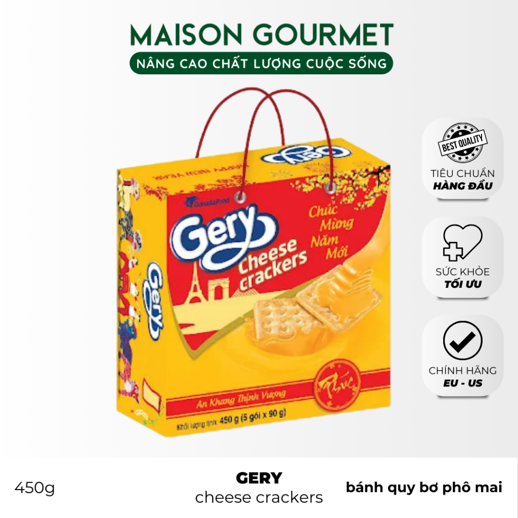 Gery CHEESE CRACKERS CHEESE Butter Biscuits (450g) | Shopee Malaysia