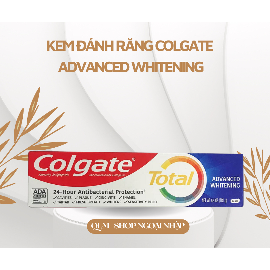 Colgate Total Advanced Whitening Toothpaste 181g | Shopee Malaysia