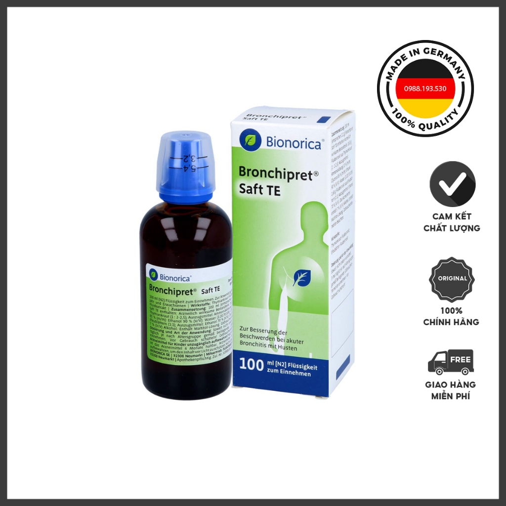 German Bronchipret Saft TE Bionorica Syrup 100ml - cough relief and ...