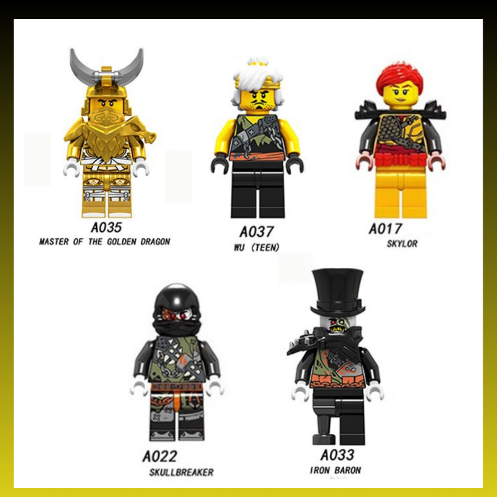 Golden Teacher Ninjago minifigures Ninjago puzzle toy - Ninja character ...