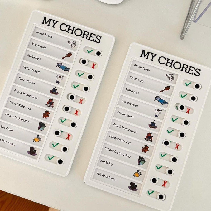 Reminder Table For Children - TO DO LIST- MY CHORES | Shopee Malaysia
