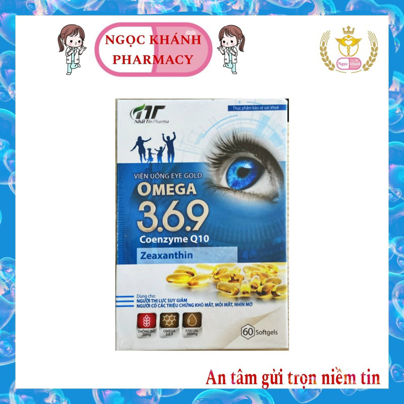 Omega 369 EYE GOLD Oral Capsules, Enhance Eyesight, Reduce Dry Eyes ...