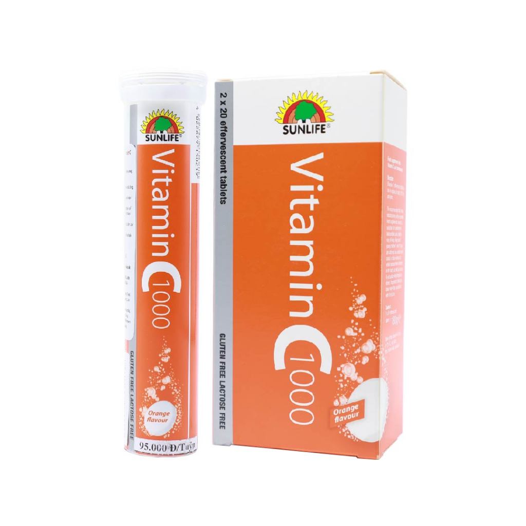 OXY Sunlife vitamin C Effervescent Tablets 1000mg Supplement vitamin C ...