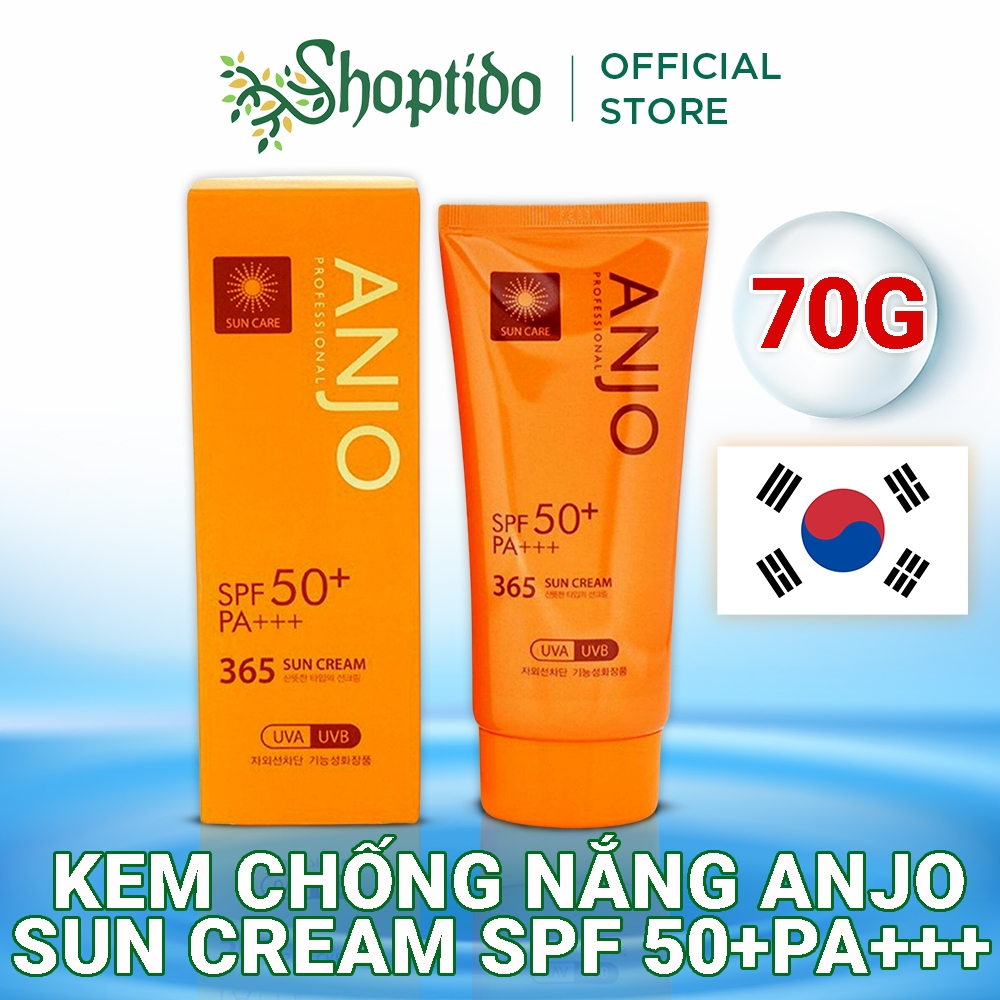 Korean Anjo sunscreen moisturizes, gently and protects the skin ...