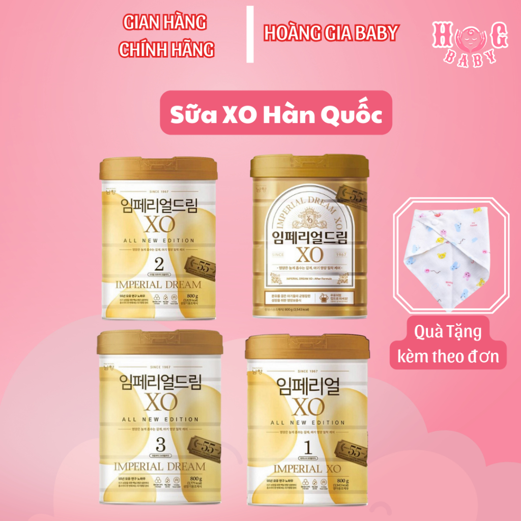 Korean Domestic XO Milk Powder 800g Can Of 1,2,3,4 To Help Your Baby Develop Comprehensively ...