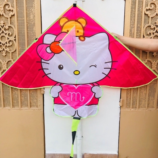 Kitty KITE 1m4 - COMBO BUY 1 GET 1 FREE - FREE 150M KITE HANDLE ...