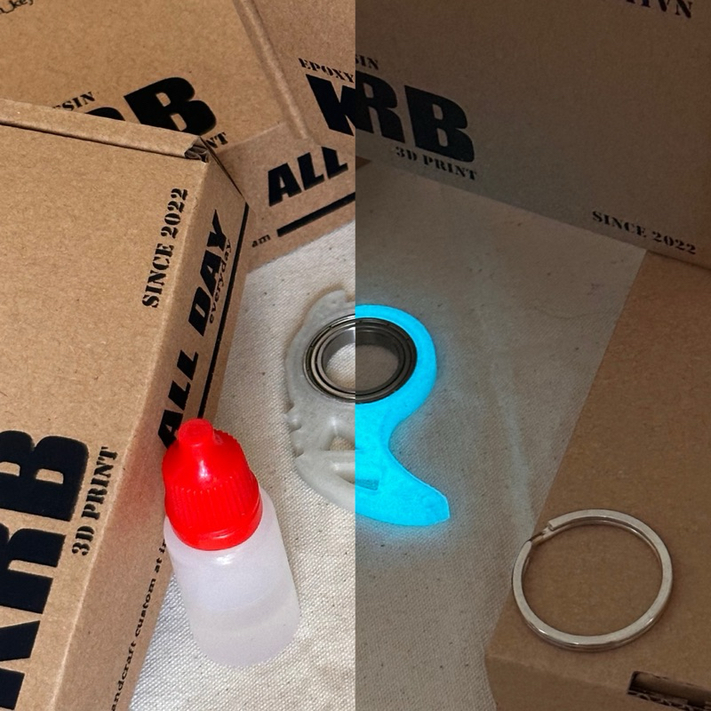 Rotating Keychain - Luminous Keyrambit - S3 - Ocean | Shopee Malaysia