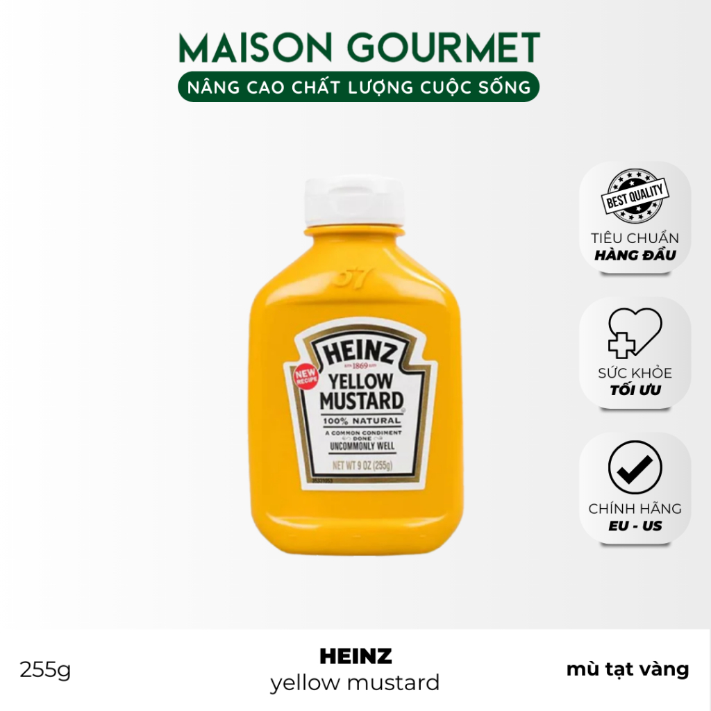 Heinz YELLO MUSTARD GOLDEN BLIND (255g) | Shopee Malaysia