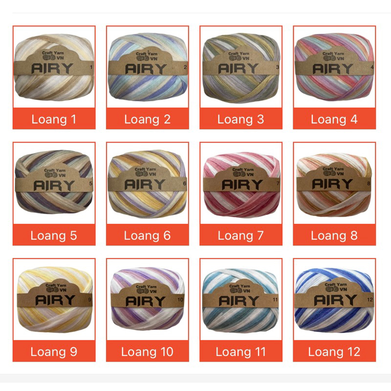 Airy Yarn Spilled, Roll 45gr, 100 Meters. | Shopee Malaysia