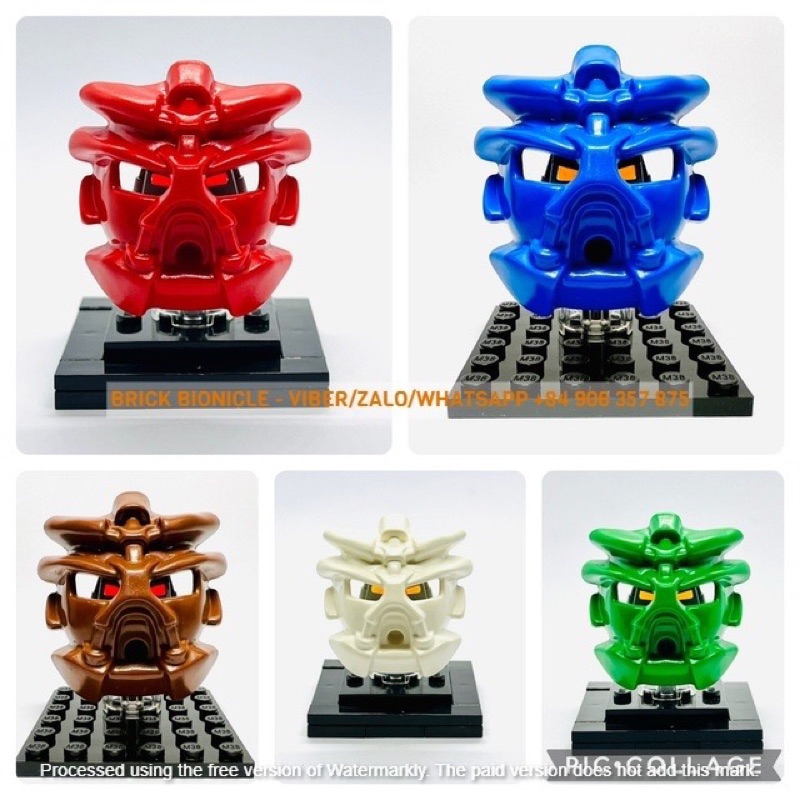 Lego BIONICLE - LEGO REAL ASSEMBLY TOY TOA ONUA NUVA MASK - TOA ONUA ...