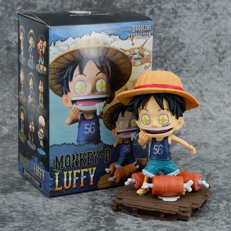 Onepiece Model Luffy loves meat, 9-12cm tall, weighs 500g, OnePiece ...