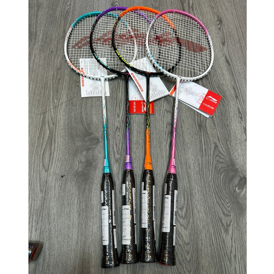 Genuine Linning Axforce 9 Badminton Racket, pre-strung with 6.5 kg ...