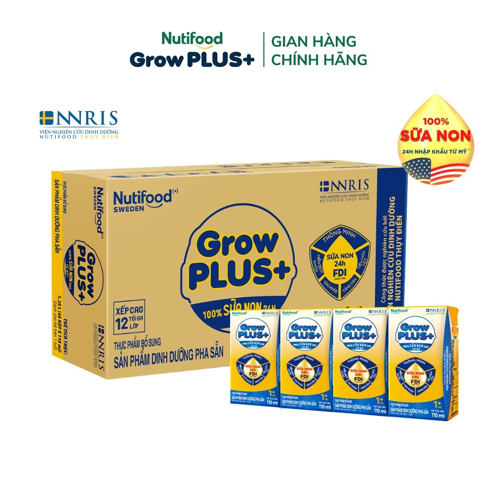 Carton of 48 boxes of nutifood ready-to-drink milk powder, colostrum ...