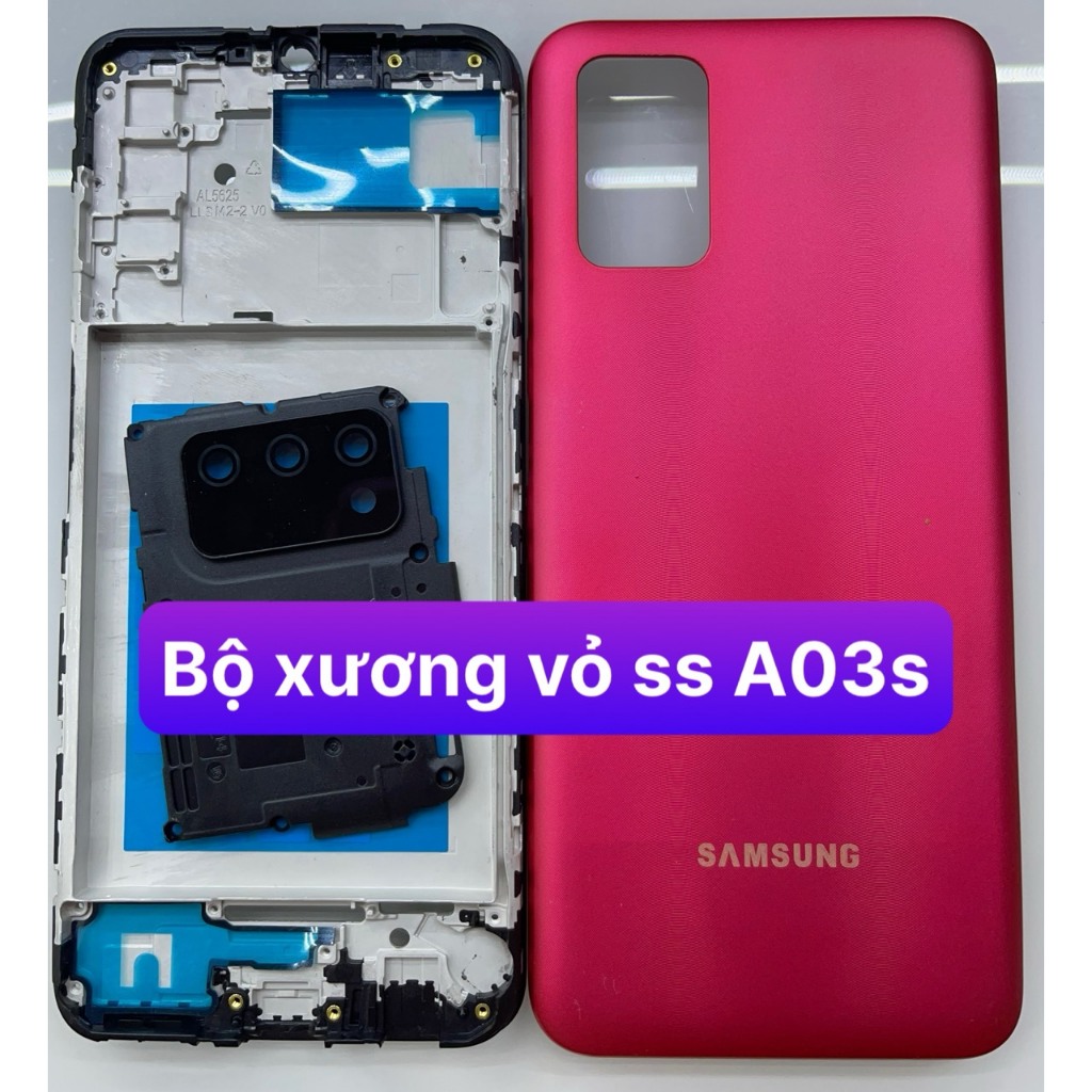 Samsung A03S / case + skeleton + sim tray + camera glass + Samsung A03S ...
