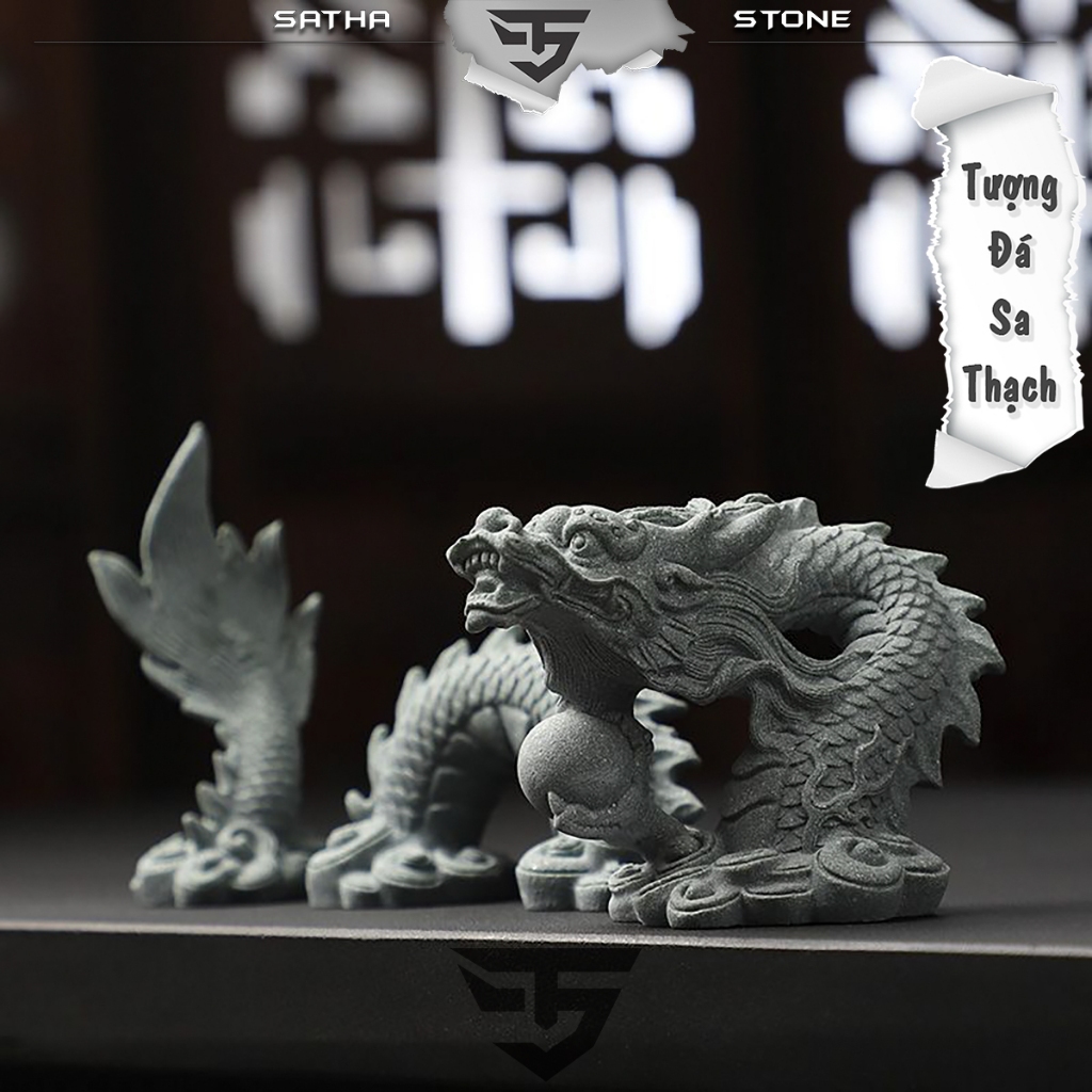 SA Stone dragon and dragon statue ST143 made of high quality sandstone ...