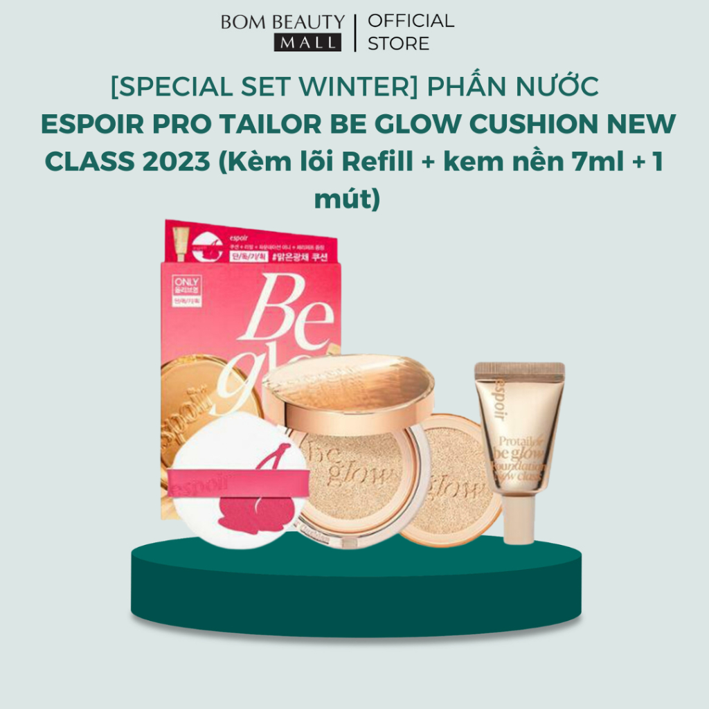 [SPECIAL Set WINTER] Espoir Pro Tailor Be Glow Cushion New Class 2023 ...