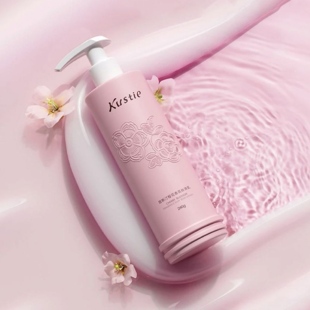 Kustie Cherry Blossom Silky Body Lotion 240g | Shopee Malaysia