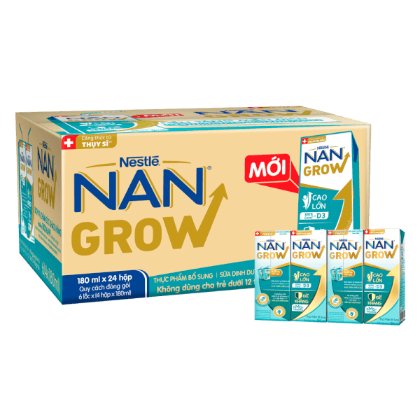 Nestlé NAN GROW 24 Hop dietary supplement box 180ml | Shopee Malaysia