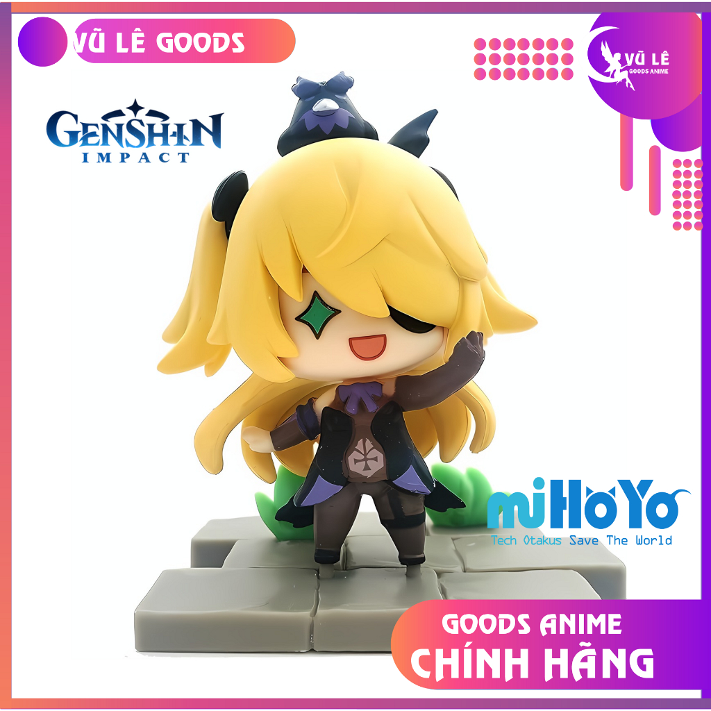 Genuine Genshin Impact miHoYo - Fischl Battle Scene Series Trading ...