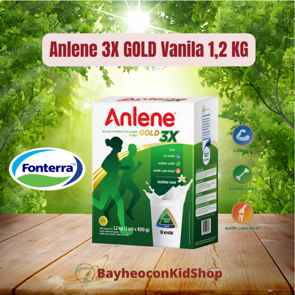 [Date 2025] Anlene Gold 3X Vanilla Powdered Milk 1,2 KG | Shopee Malaysia