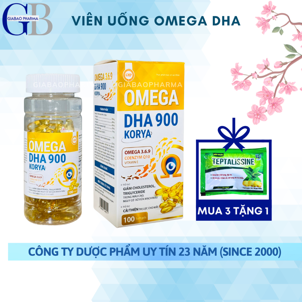 Omega 369 DHA oral tablet supports to increase eye, brain, heart Health ...