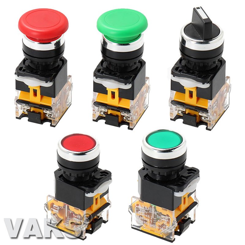 Release Push Button - Hold Push Button - Lever Button - Emergency Stop ...