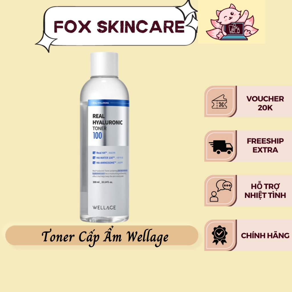 Wellage Real Hyaluronic Toner 200ml | Shopee Malaysia