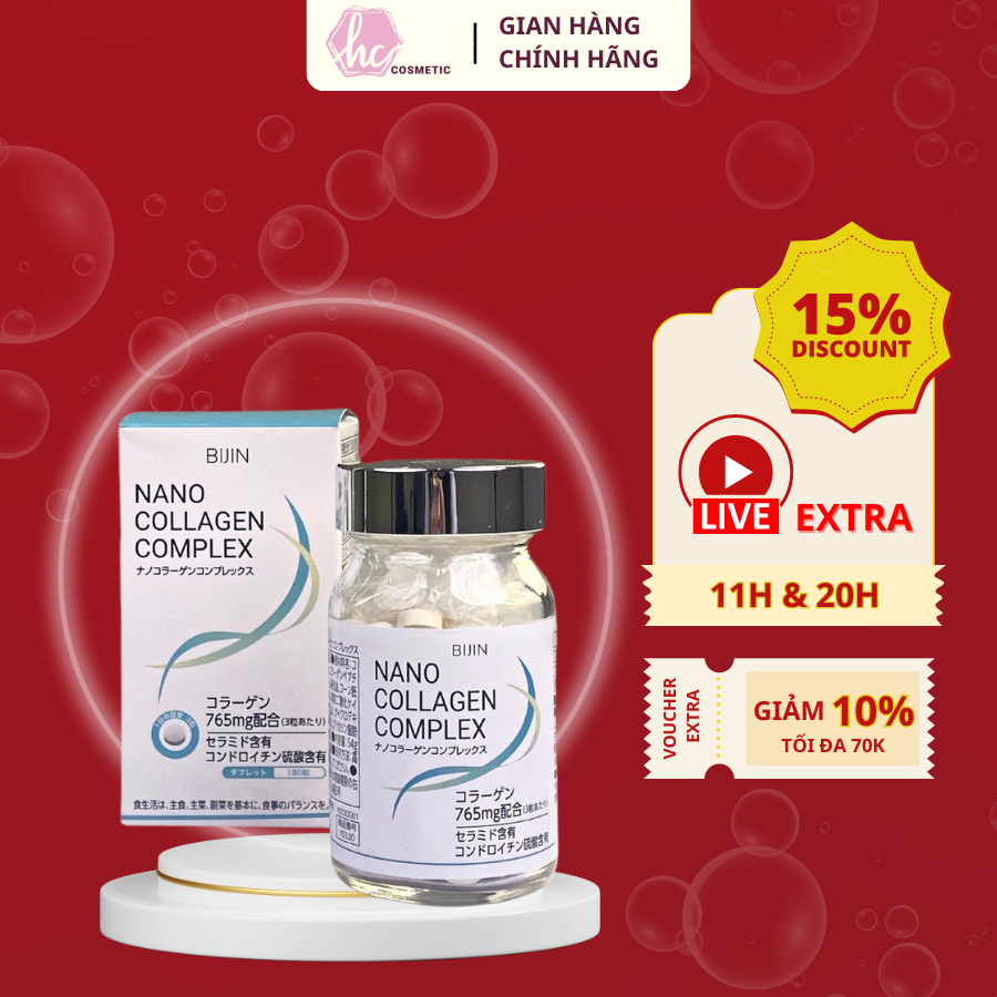 Nano Collagen Beautiful Oral Tablet Prevents Aging, Brightens Skin From ...