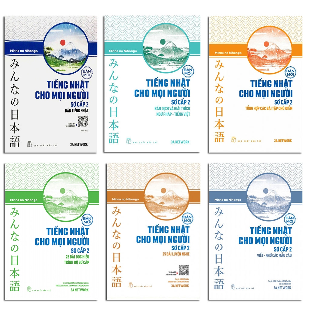 Book - Combo Minna No Nihongo 2 - Japanese for Everyone Beginner 2 ...