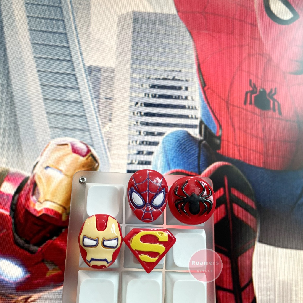 Most Beautiful Marvel Superhero Keycap 2024 Batman Ironman Spider man ...