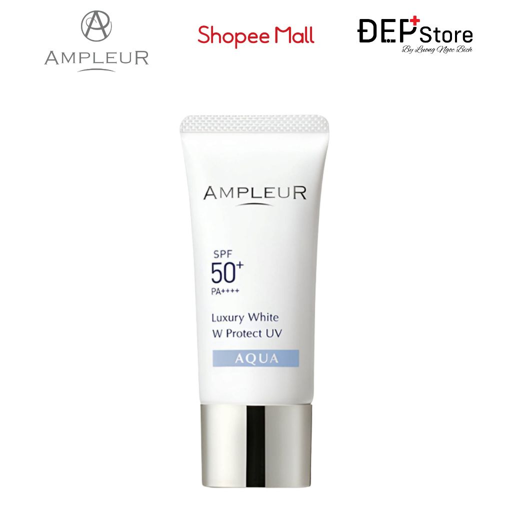 Ampleur Luxury White W UV AQUA Japanese Sunscreen Evenly Nourishes Skin Tone, Extreme Sun ...