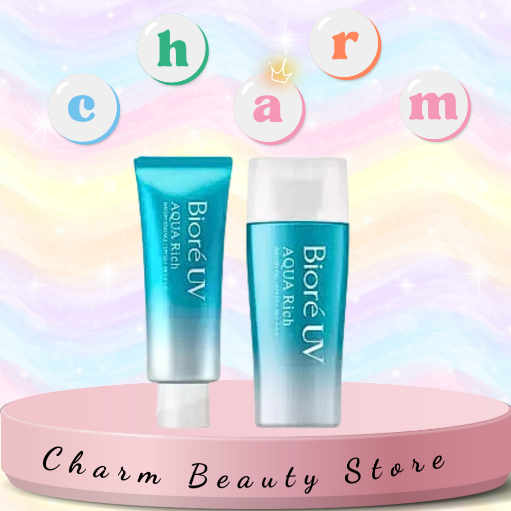 Biore UV Aqua Rich Watery Essence Sunscreen/ ProTect Lotion/ Gel SPF 50 ...