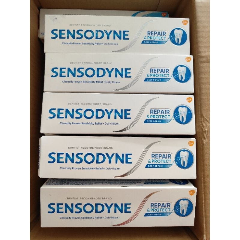 Sensodyne Repair And Protect Deep Repair Whitening toothpaste reduces ...