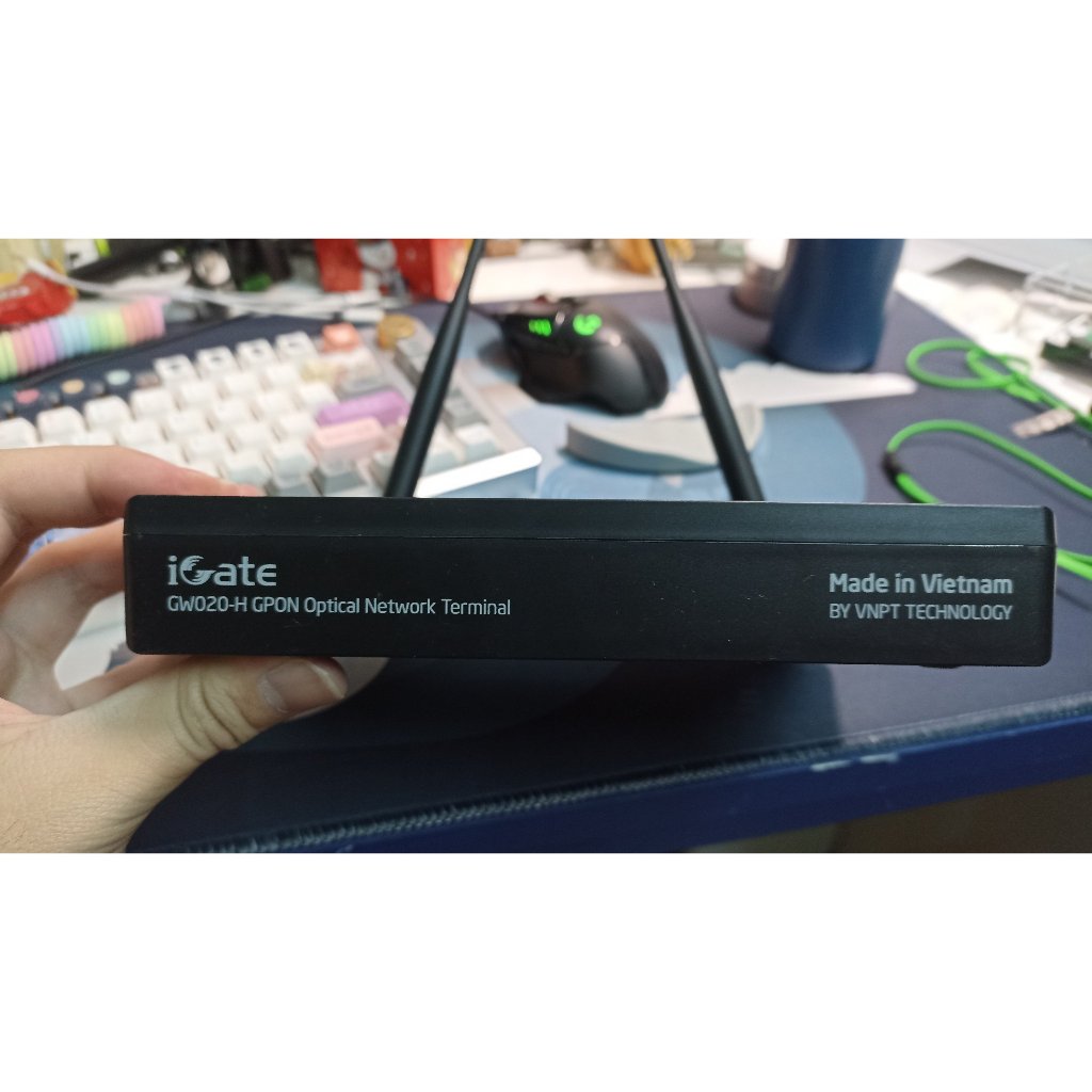 [Old / Used] Modern Wifi Optical iGate GW020-H | Black | 2 Antennas ...