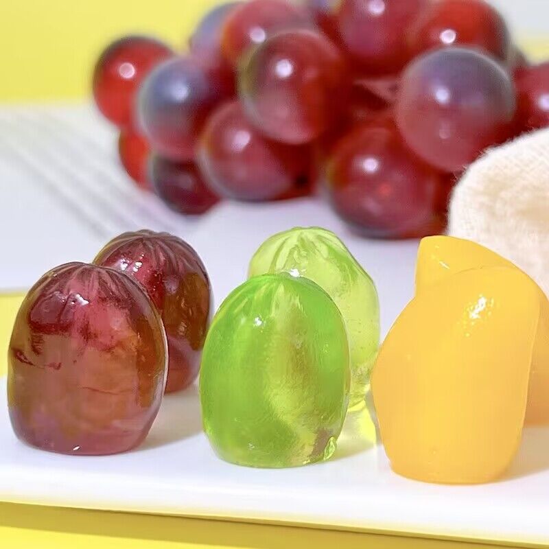 100g Mixed Flavor Peeled Candy, 3D Fruit Gummy Candy | Shopee Malaysia