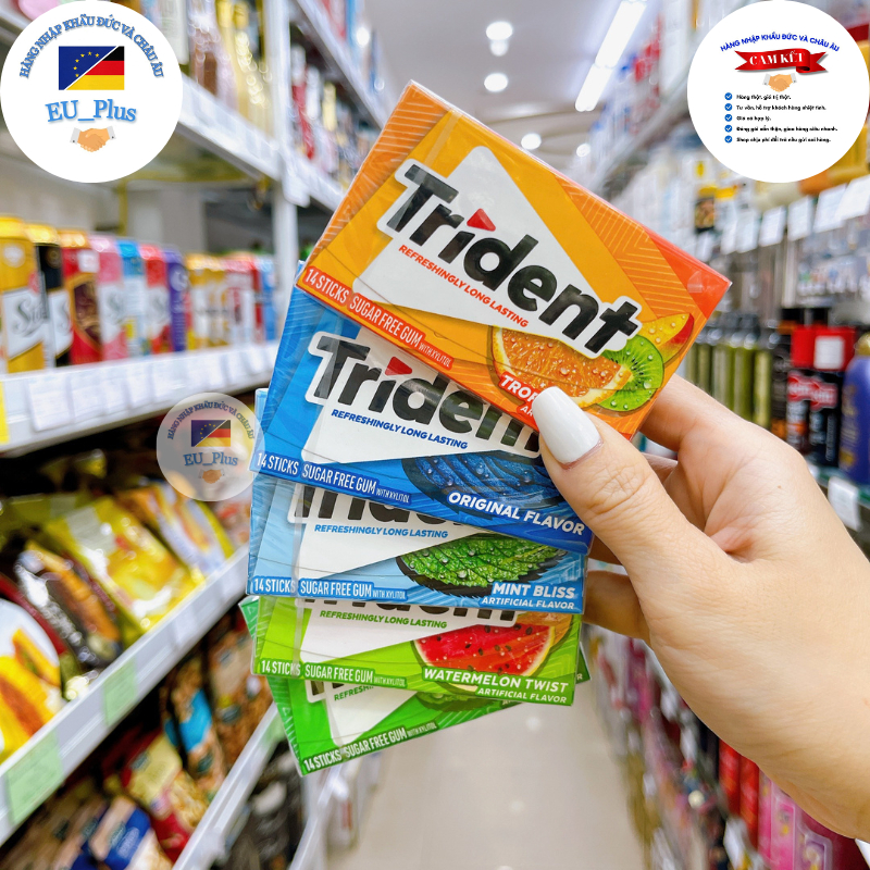 Gum candy - American Trident Gum candy - New models of all flavors (14 ...