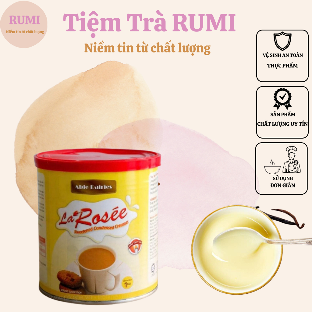 La'rosee Condensed Milk Can (LaRosée) imported from Malaysia 1Kg ...