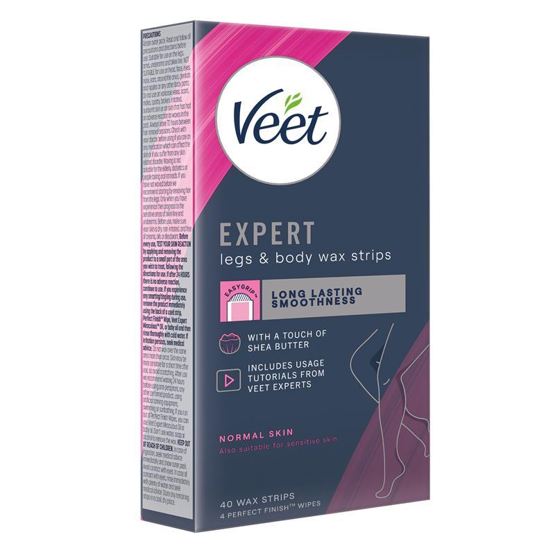 Veet Easy-Gel legs Wax Strips legs Wax Strips legs & body Wax Stickers ...