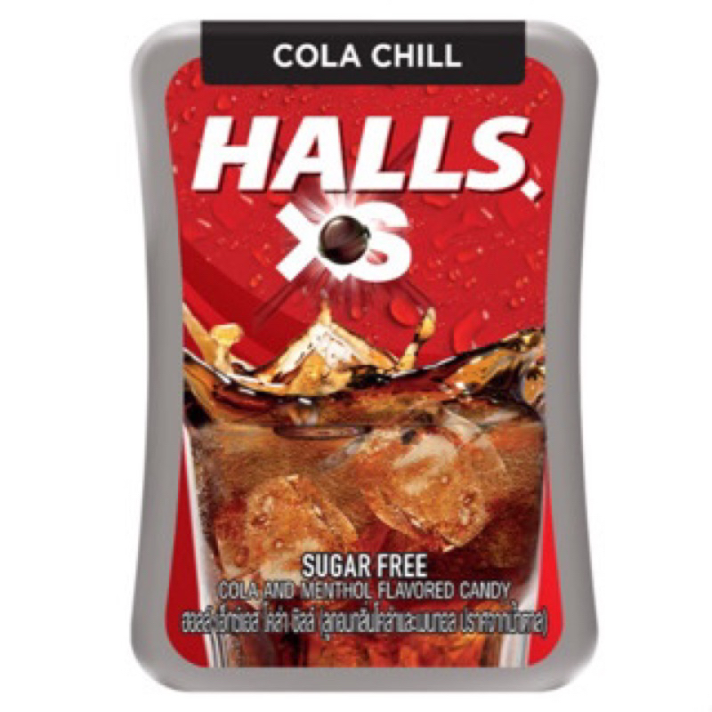 Halls Brand Sugar-Free Mint Lozenges Extremely Cool COLA CHILL Flavor ...