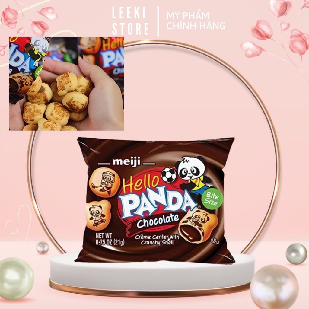Meiji hello panda bear cake with chocolate filling 21g pack | Shopee Malaysia