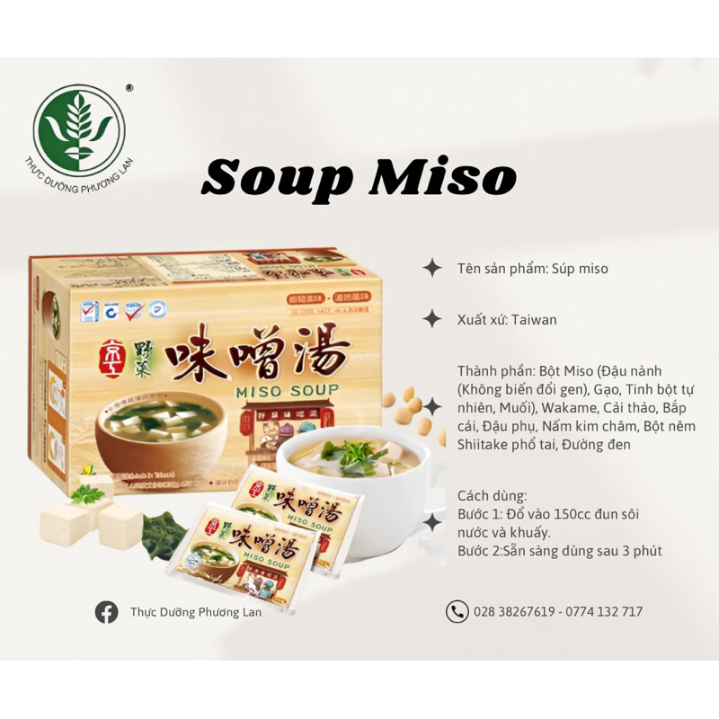 Miso Soup Miso Soup Box Of 10 Packs Shopee Malaysia