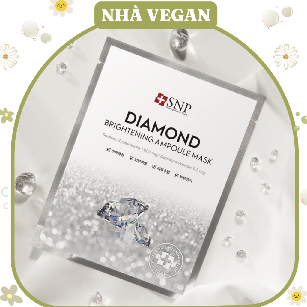 Snp DIAMOND BRIGHTENING AMPOULE MASK 25ML | Shopee Malaysia
