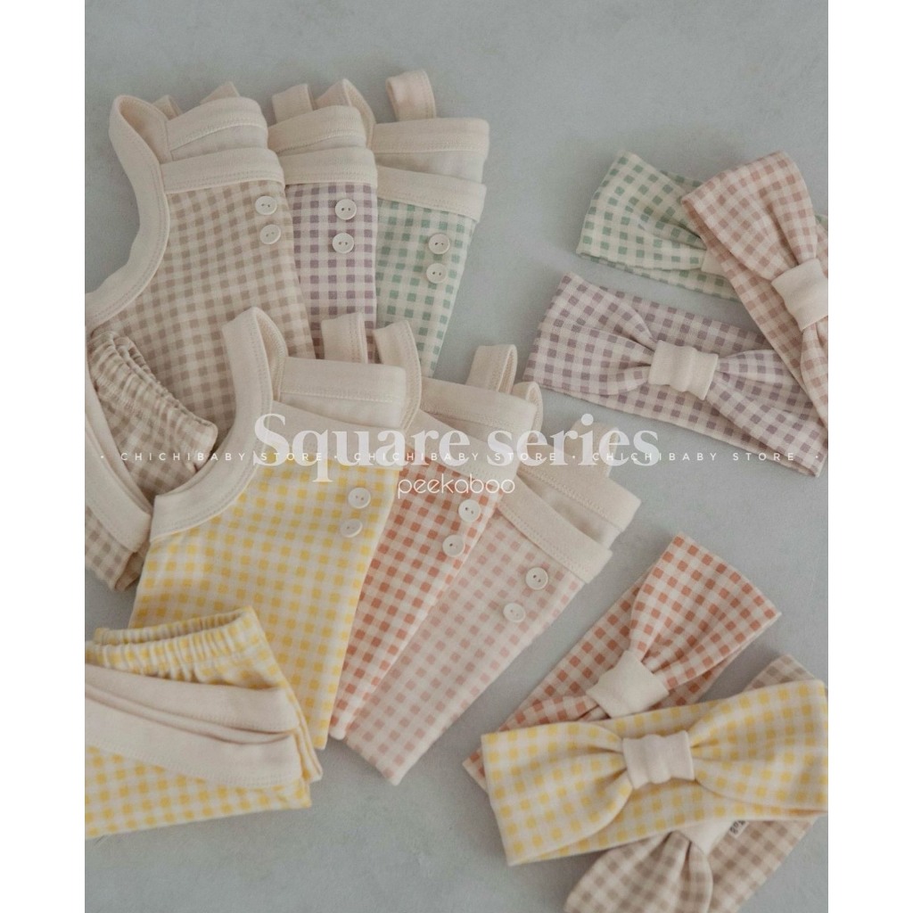 Peekaboo 2-string set [SQUARE Collection & MUJI] (Auth) | Shopee Malaysia