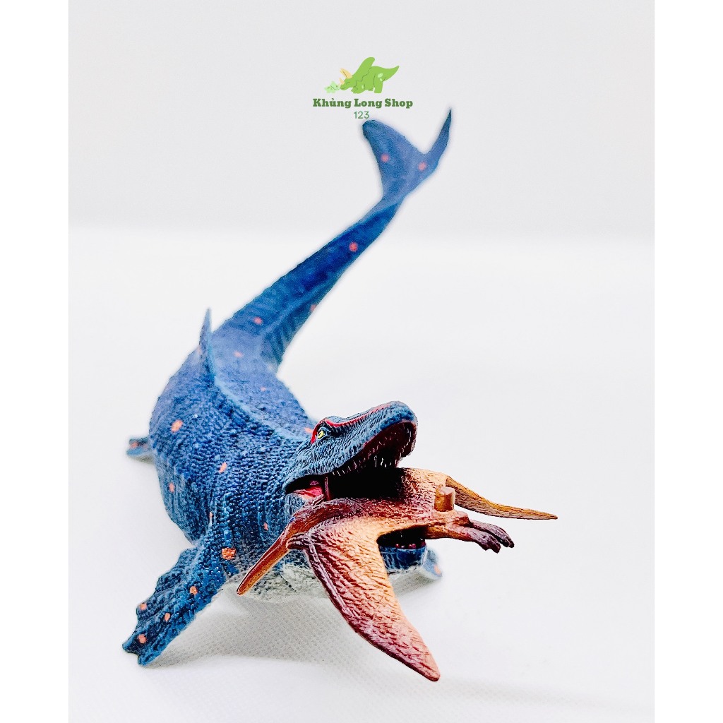 Mosasaurus dinosaur in prey, giant ocean sea lizard, boys' toys ...
