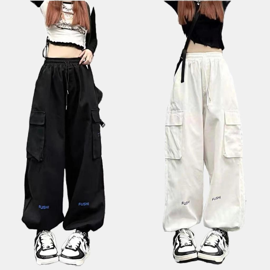 Fushi Box Pants Khaki Material, from Wide Tube, Easy-To-Wear Elastic ...