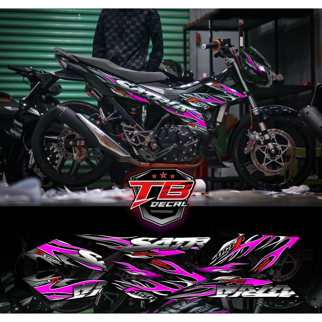 Satria Fire Stamp - Raider Ver 2 Full Color Combination | Shopee Malaysia