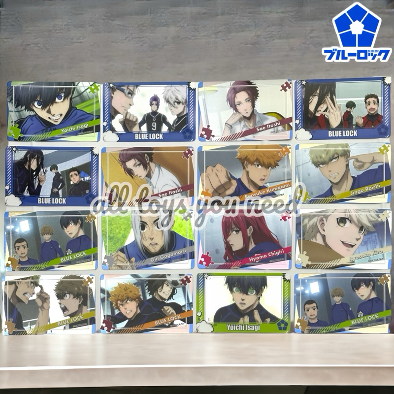 [Free Sleeve] [OFF] Blue Lock metal Card | Card Blue Lock | Blue Lock ...